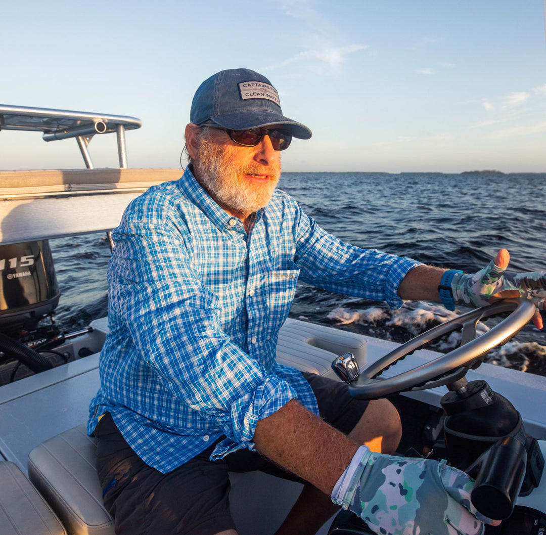 Denim Blue Vintage Washed Hat – Captains For Clean Water