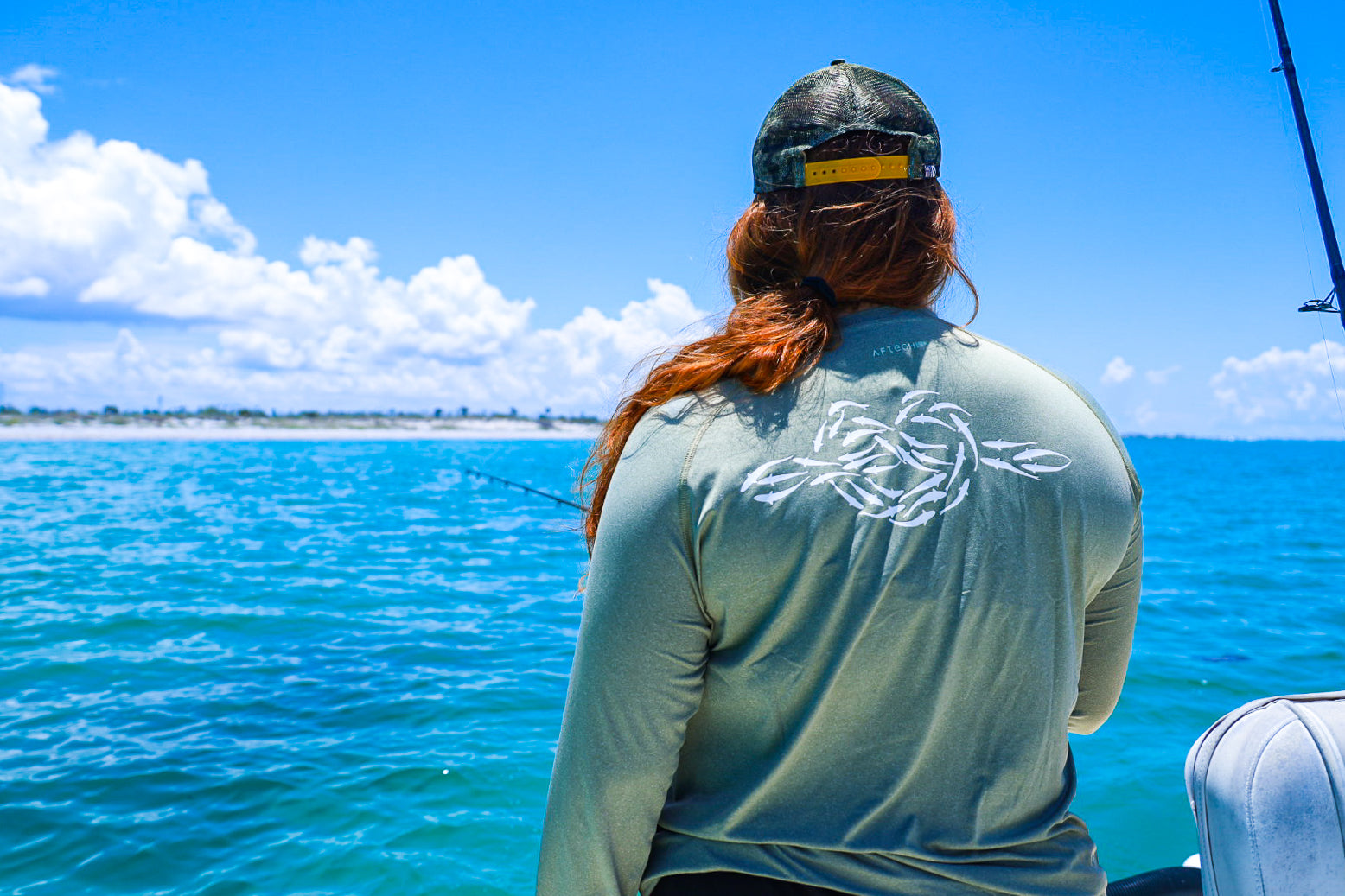 AFTCO x CFCW Crew Neck in Olive Heather – Captains For Clean Water